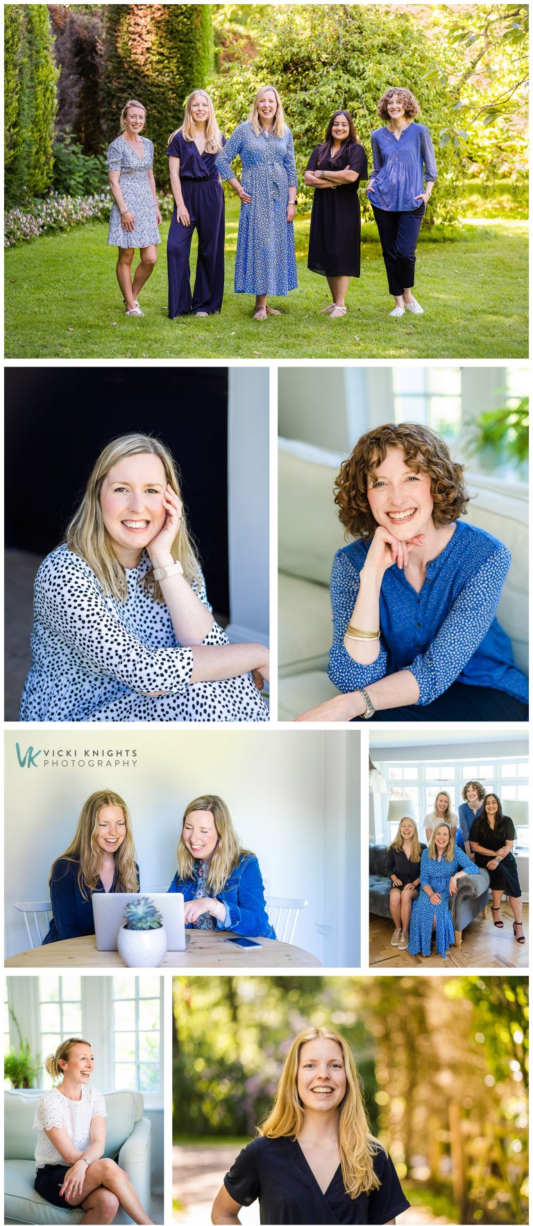 Group branding photo shoot with the Start Up Marketeer team in Surrey ...